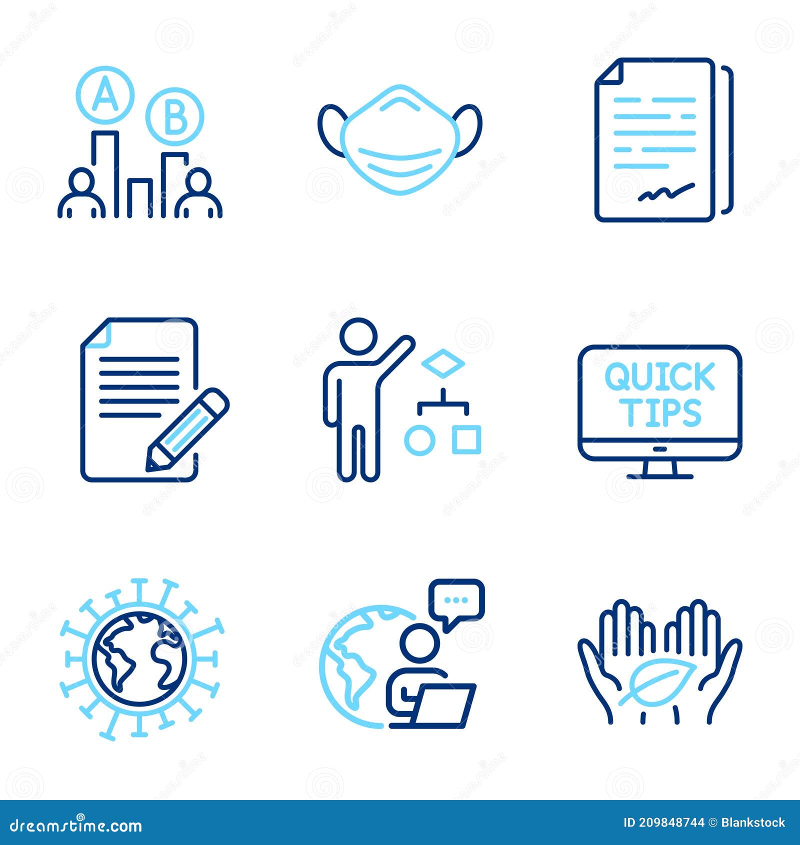 Science Icons Set. Included Icon As Article, Fair Trade, Document ...