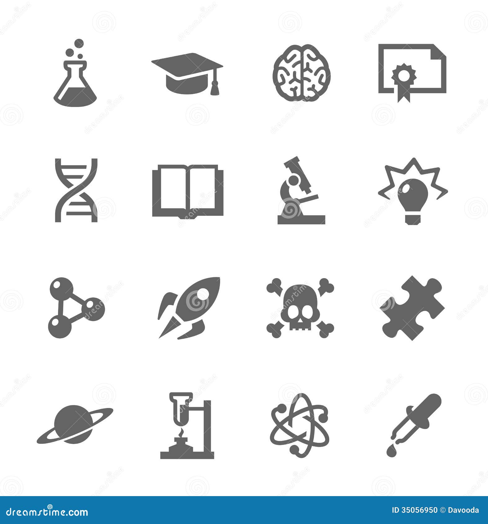 Science Icons Set. Included Icon As Employees Teamwork, Infochart ...