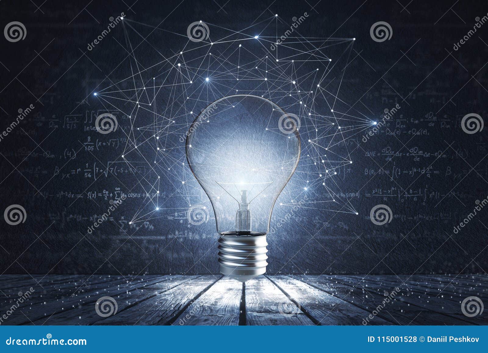 Science and idea concept stock photo. Image of lightbulb - 115001528