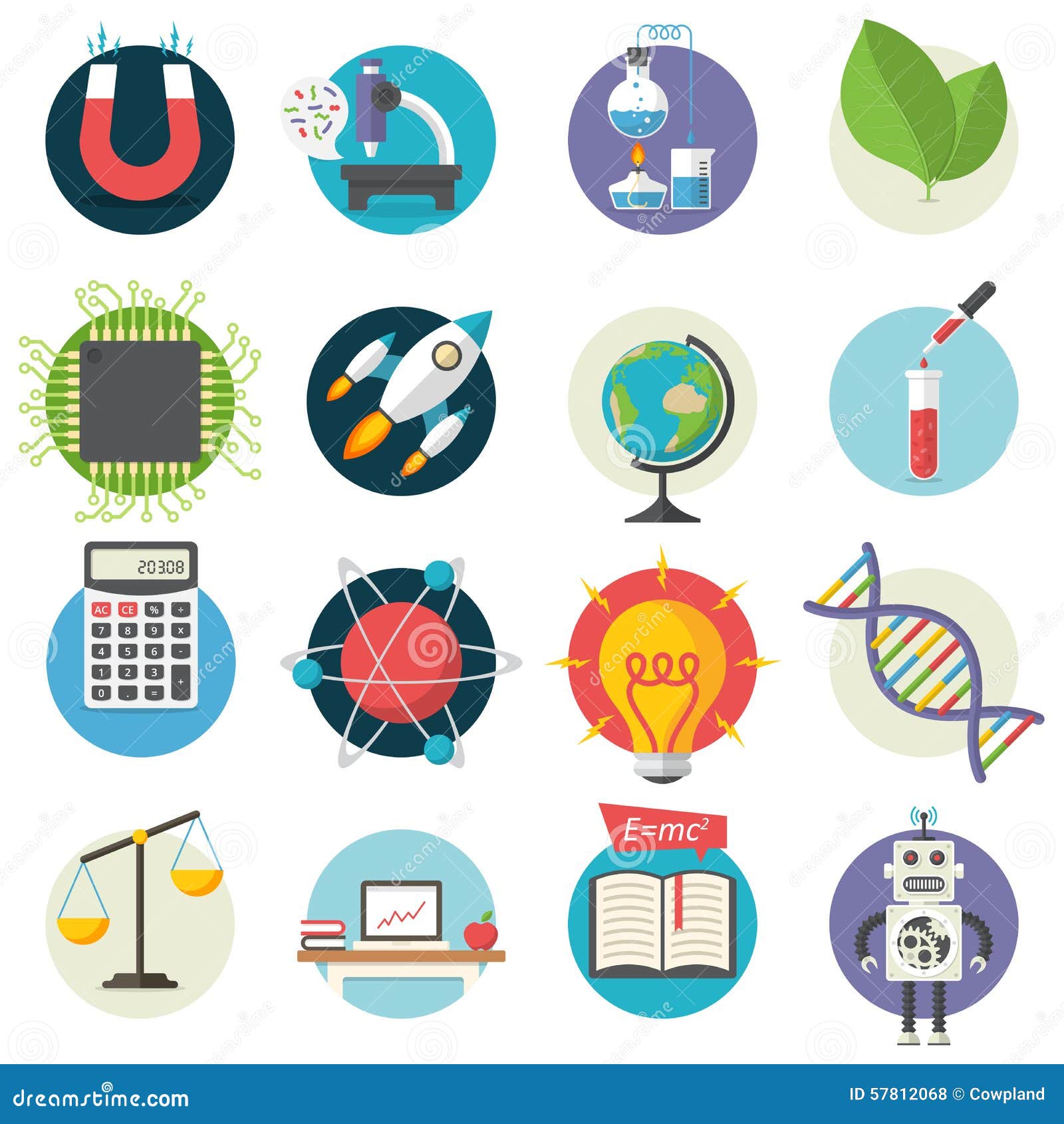 Science stock vector. Illustration of education, medicine - 57812068