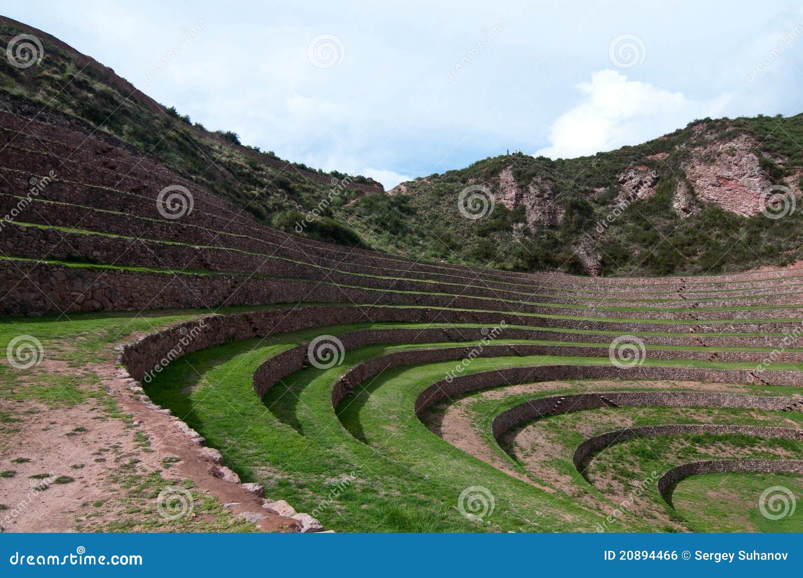 Science of Incas in Agriculture Stock Photo - Image of circle ...