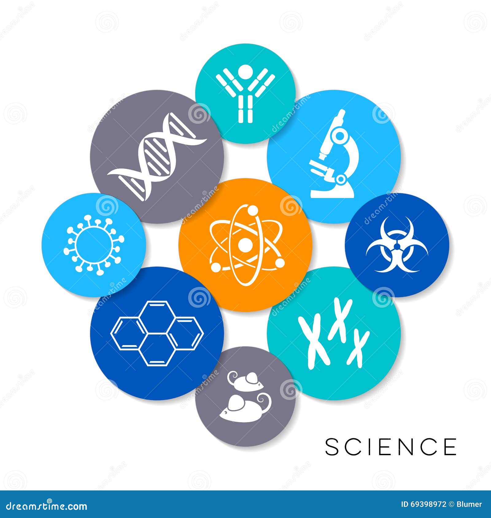 Science infographic icons stock vector. Illustration of hazard - 69398972