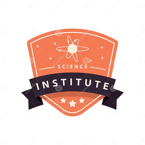 Science Institute Logo Element. Vector Illustration Decorative Design ...