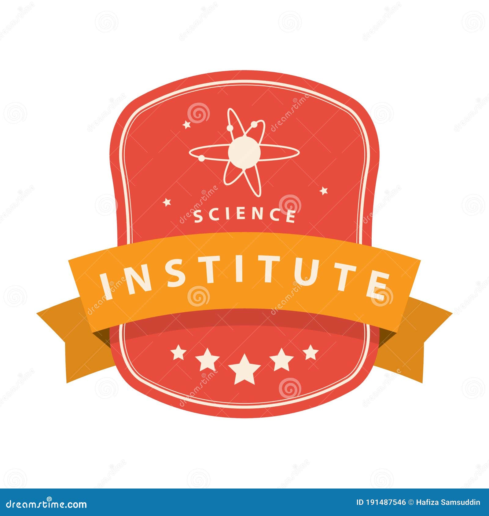 Science Institute Logo Element. Vector Illustration Decorative Design ...