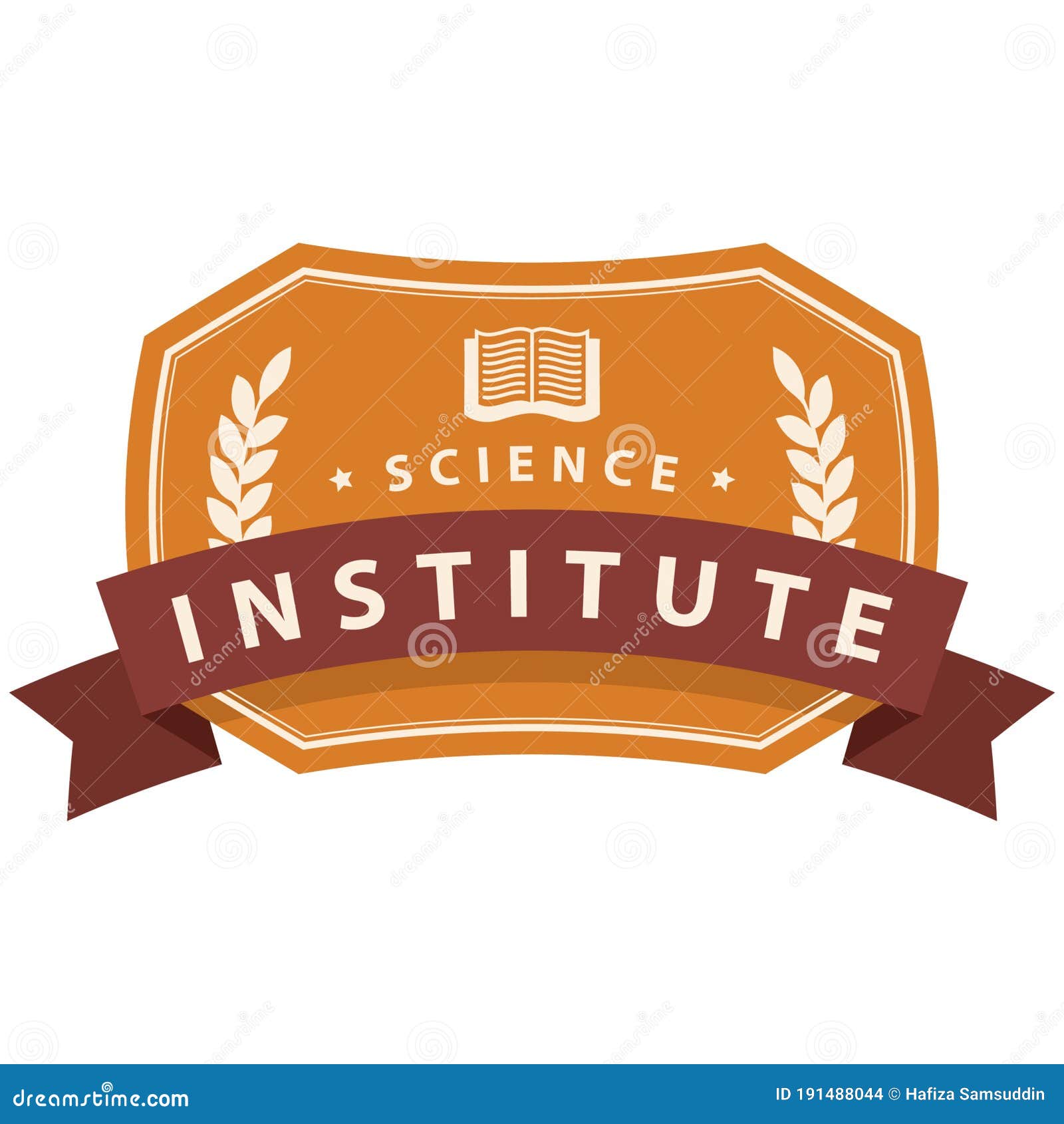Science Institute Logo Element. Vector Illustration Decorative Design ...