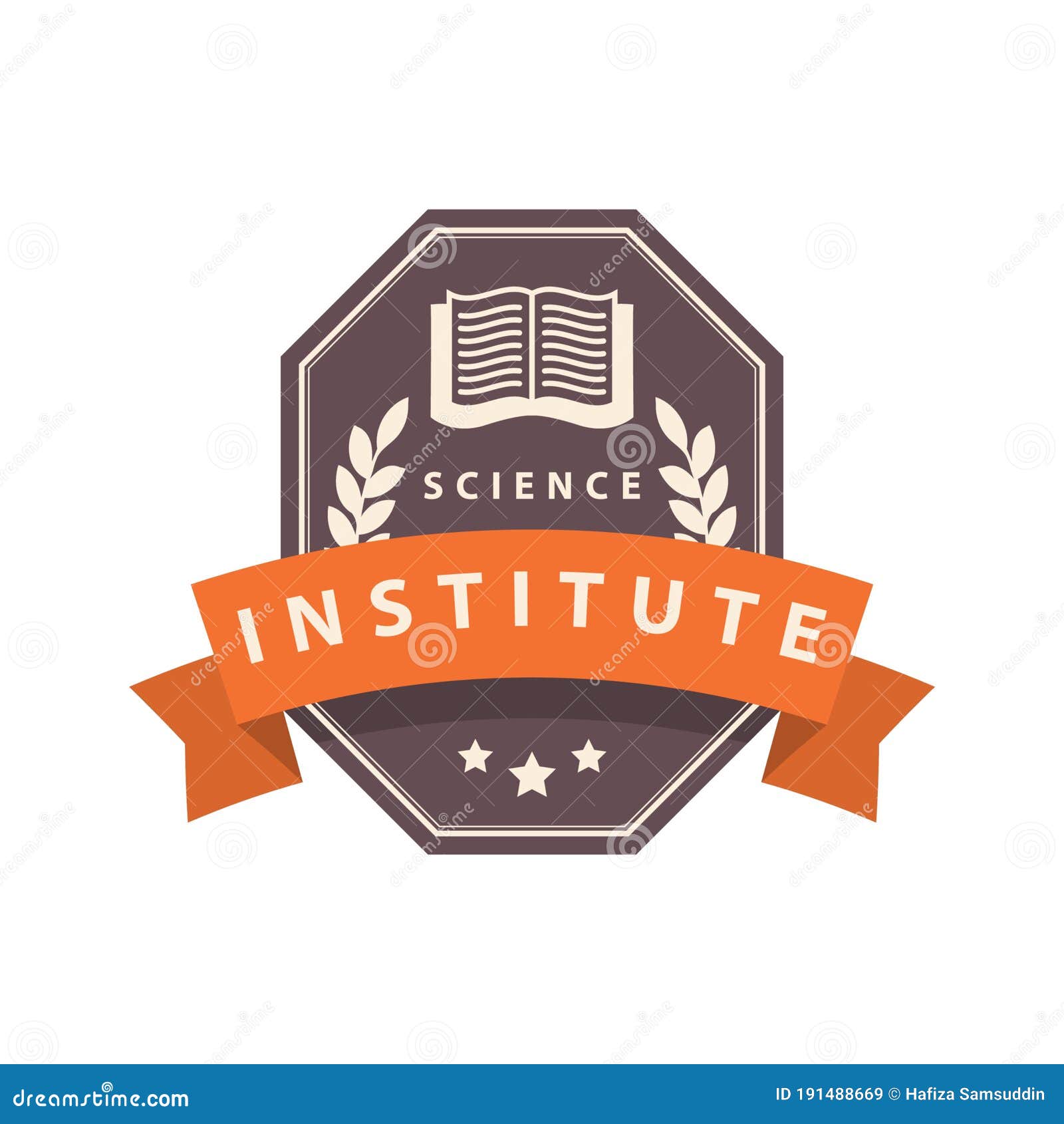 Science Institute Logo Element. Vector Illustration Decorative Design ...