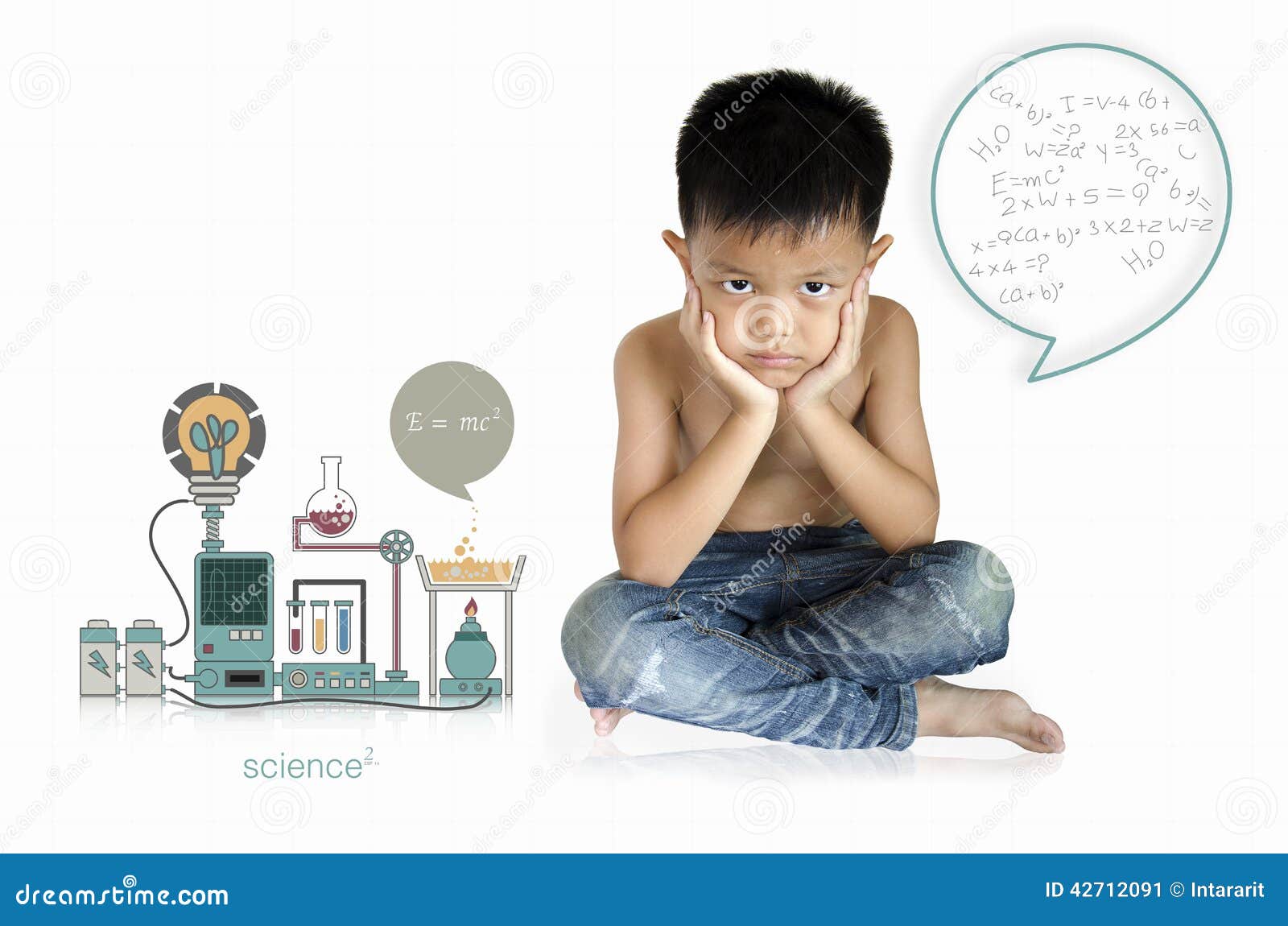 Experiment With White Rabbit In Laboratory Stock Image | CartoonDealer ...