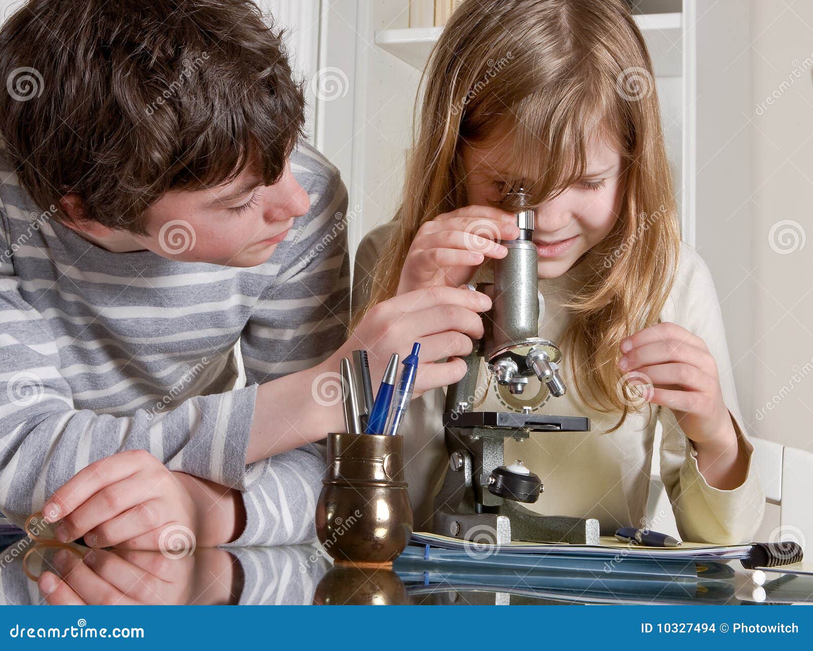 Science for kids stock photo. Image of female, student - 10327494