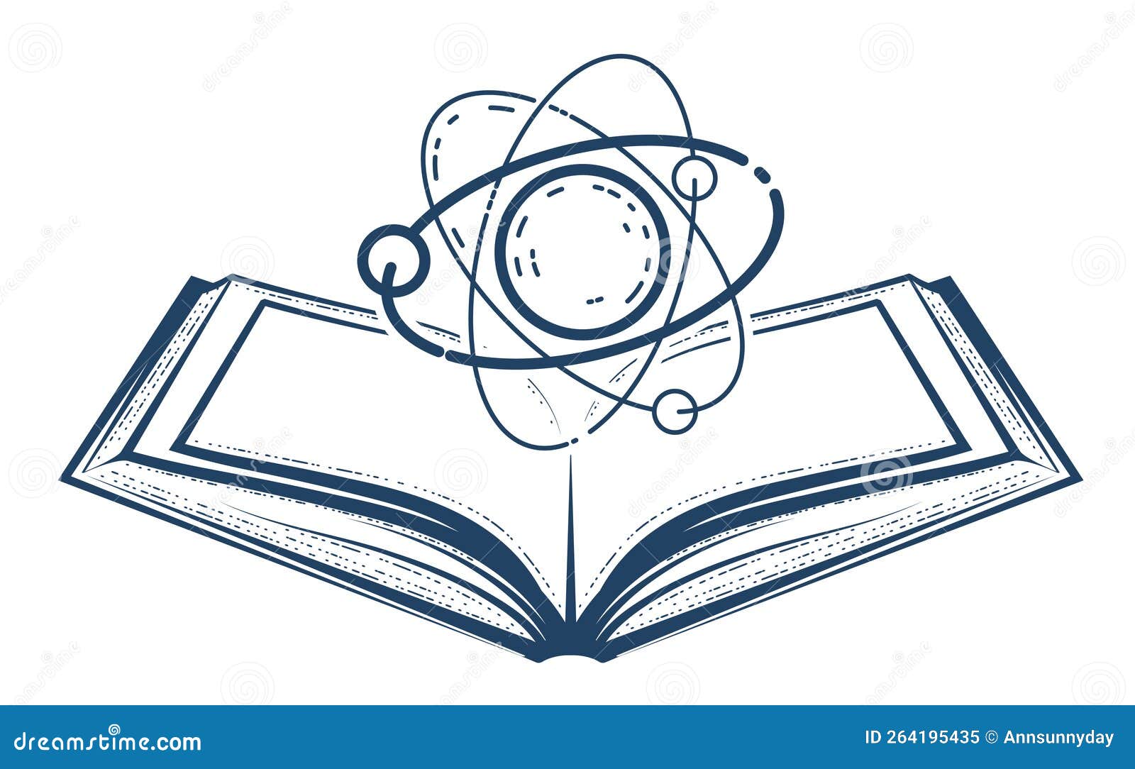 Erudite Owl With An Open Notebook And A Pencil. Back To School. Cartoon ...