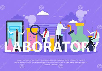 Science Lab Background stock vector. Illustration of experiment - 212158991