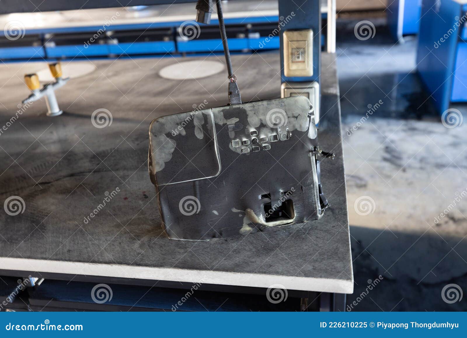 Science Lab Caused by Fire. Stock Image - Image of dirty, alarm: 226210225