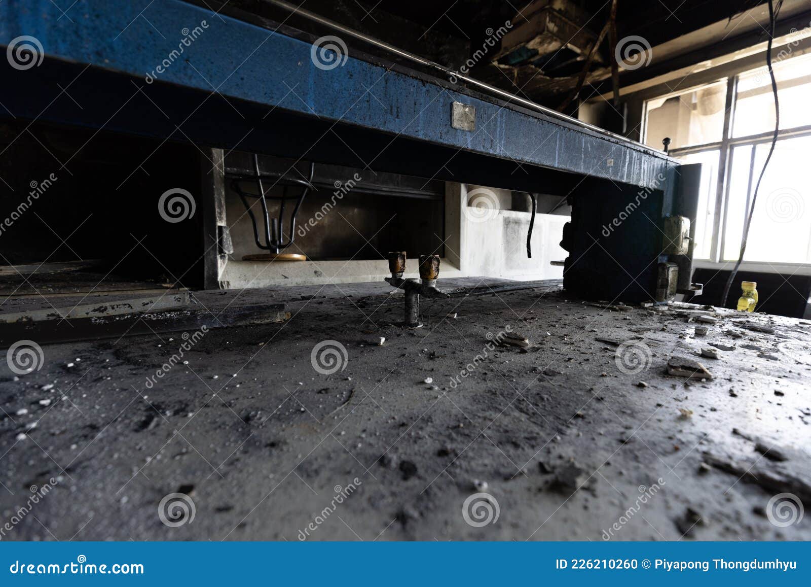 Science Lab Caused by Fire. Stock Photo - Image of firen, industry ...