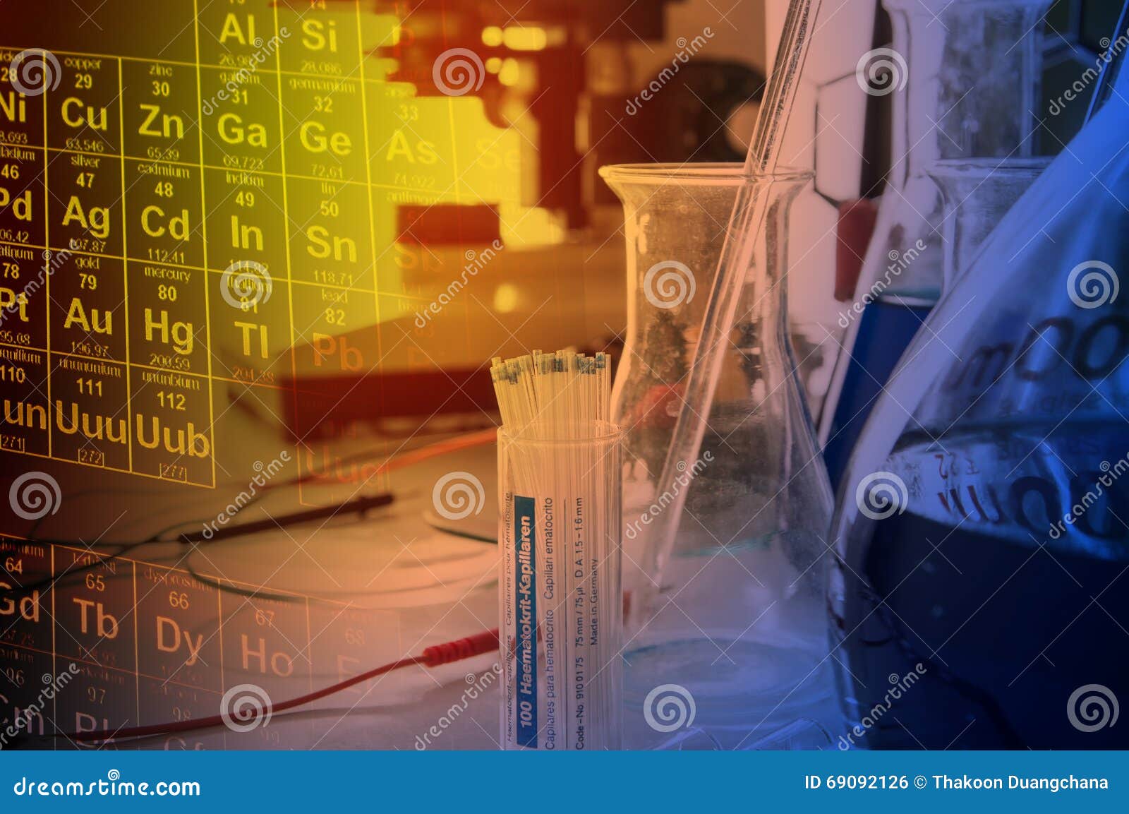 Science Lab with Chemical Theme Stock Photo - Image of glassware ...