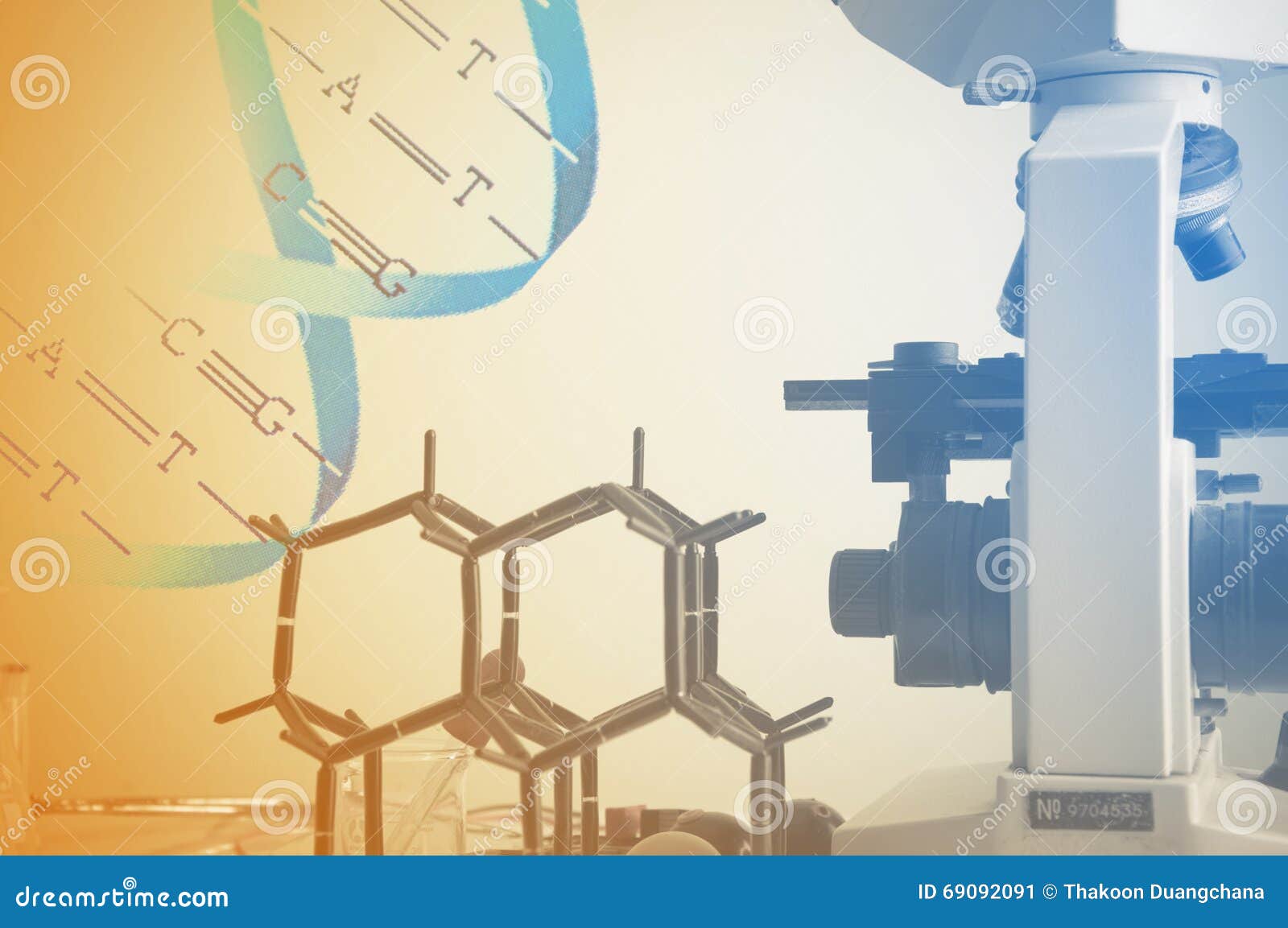 Science Lab with Chemical Theme Stock Image - Image of chemical ...