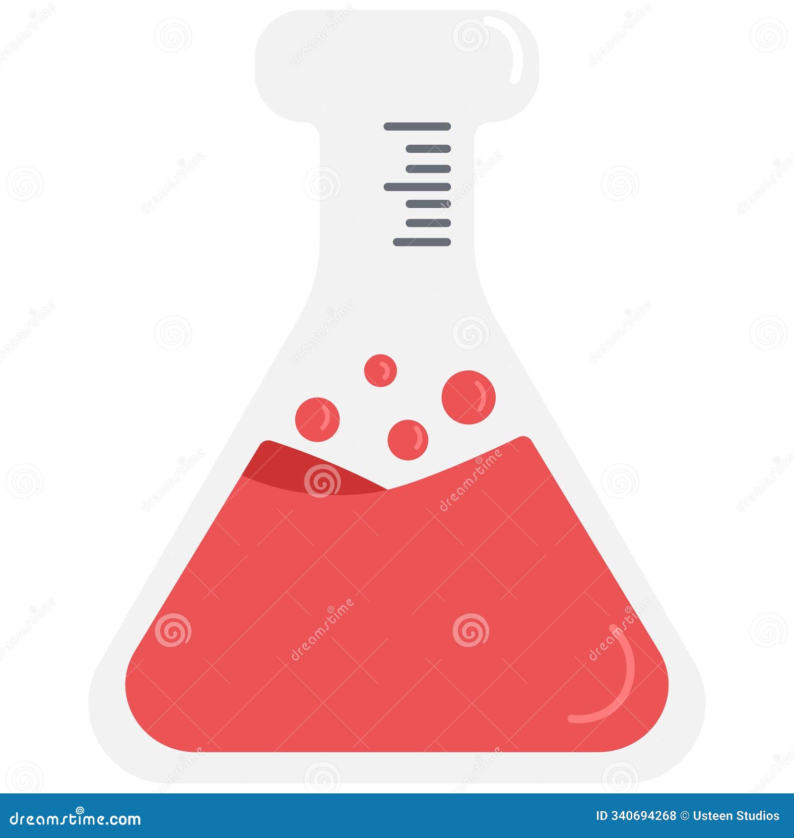 Science Lab Essentials: Flask Vector Stock Illustration - Illustration ...