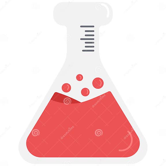 Science Lab Essentials: Flask Vector Stock Illustration - Illustration ...
