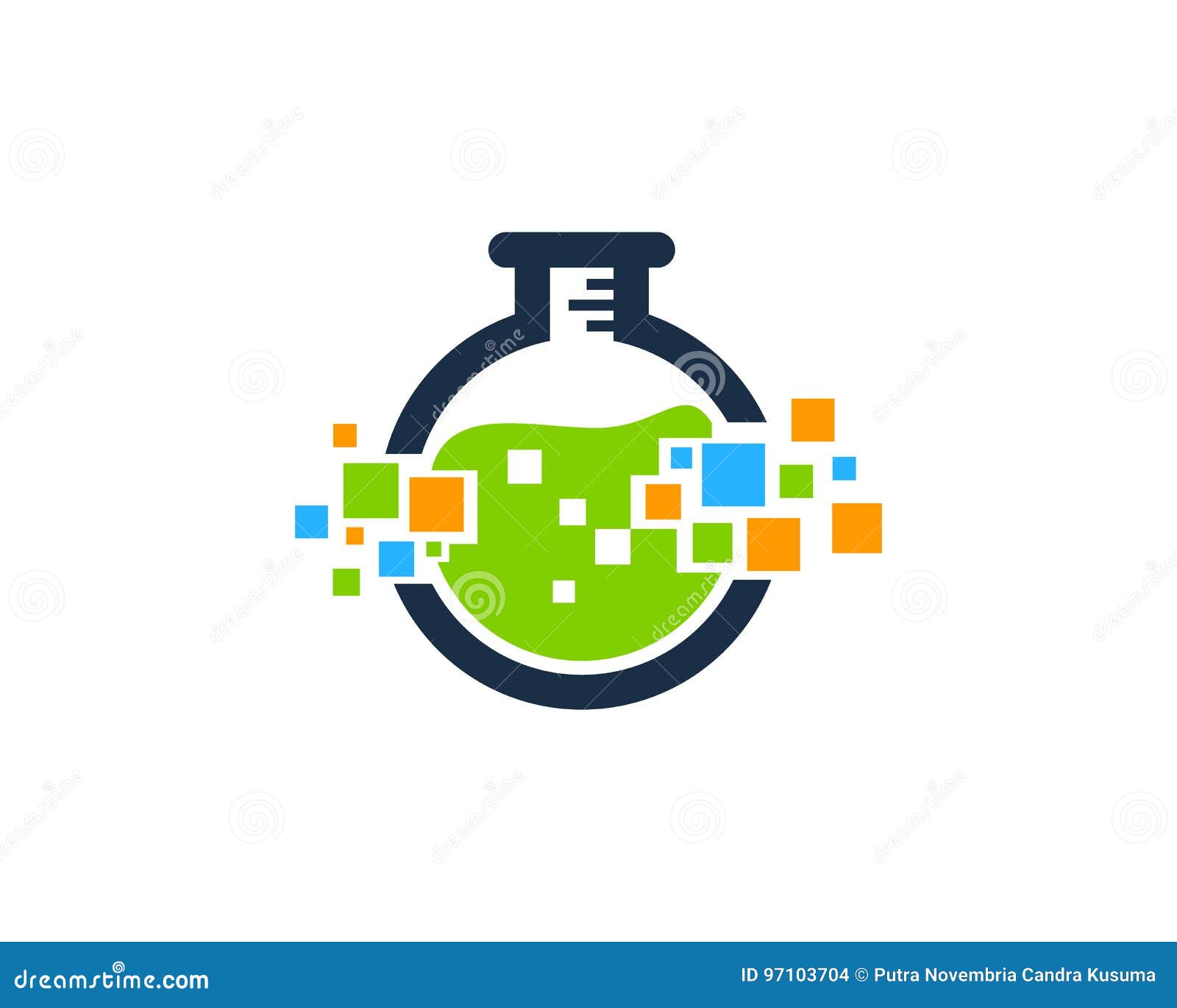 Science Lab Icon Logo Design Element Stock Vector - Illustration of ...