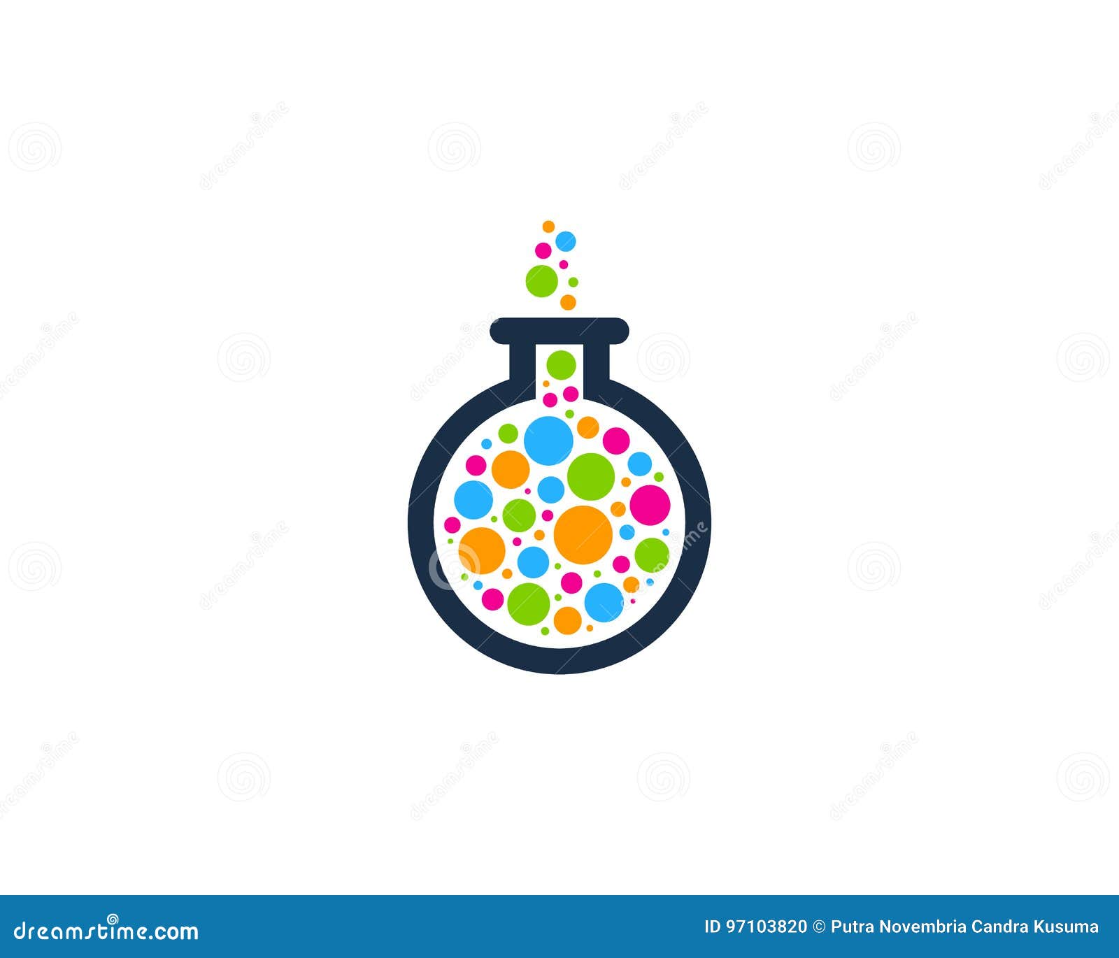 Science Lab Icon Logo Design Element Stock Vector - Illustration of ...