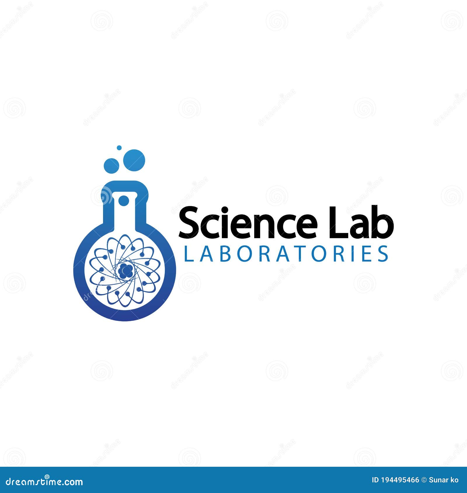 Science Lab Logo.Laboratory Tube Logo Template Design Vector, Emblem ...