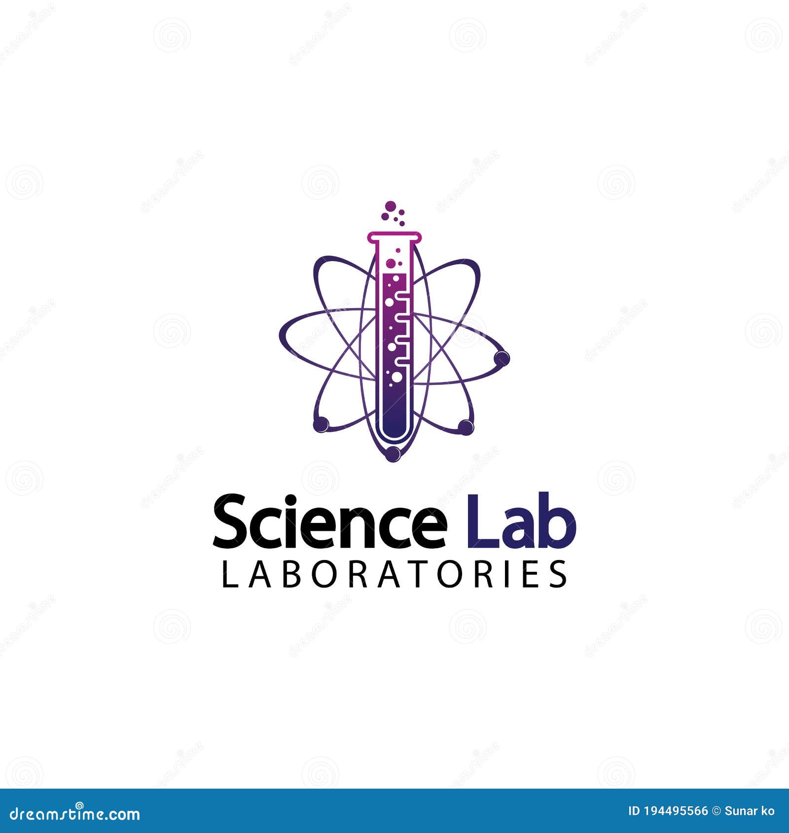Science Lab Logo.Laboratory Tube Logo Template Design Vector, Emblem ...