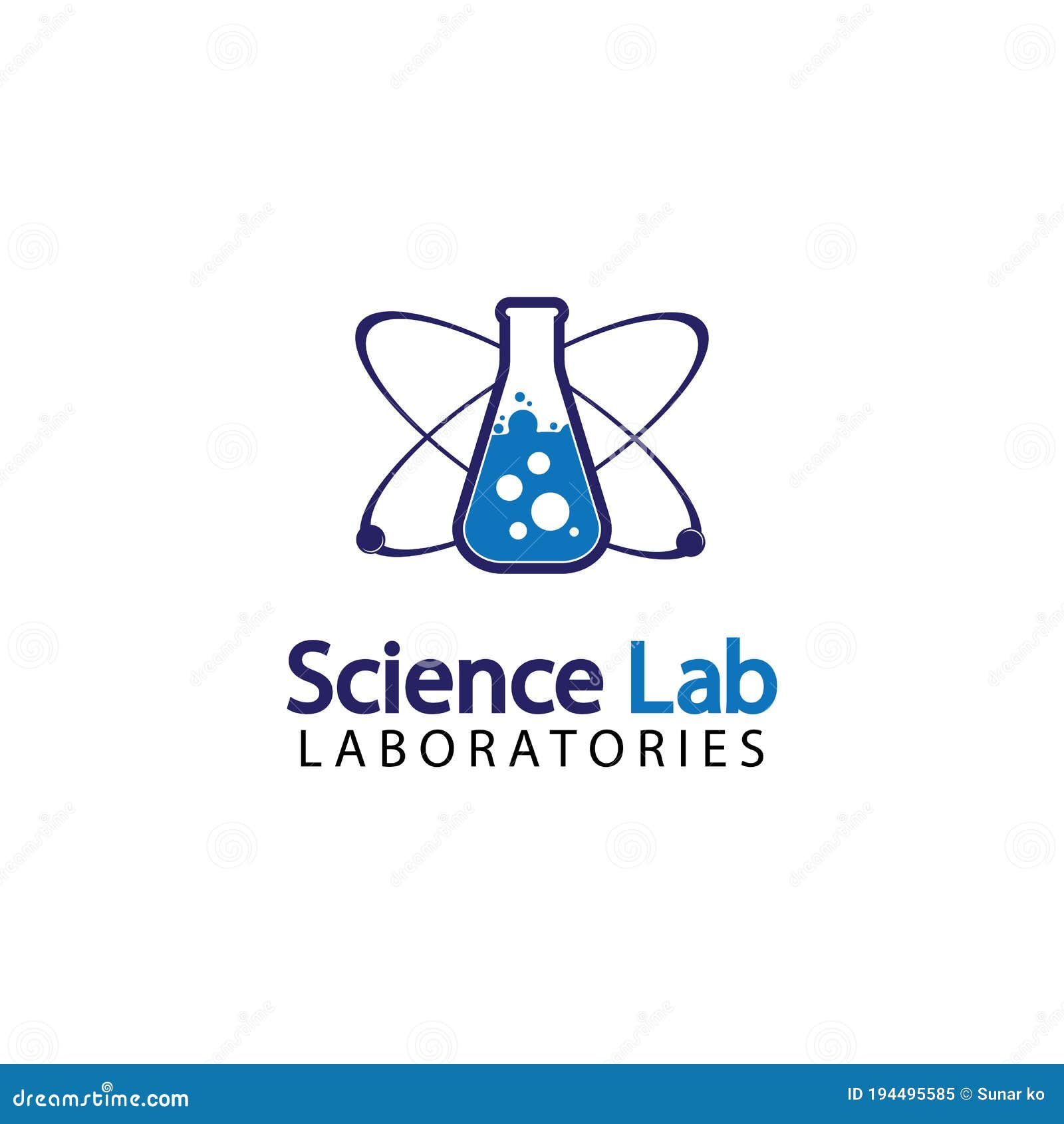 Science Lab Logo.Laboratory Tube Logo Template Design Vector, Emblem ...