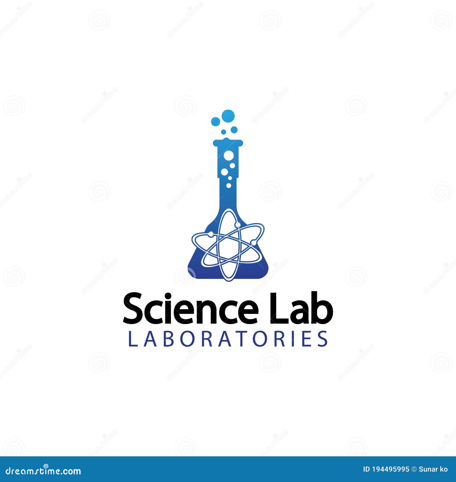 Science Lab Logo.Laboratory Tube Logo Template Design Vector, Emblem ...