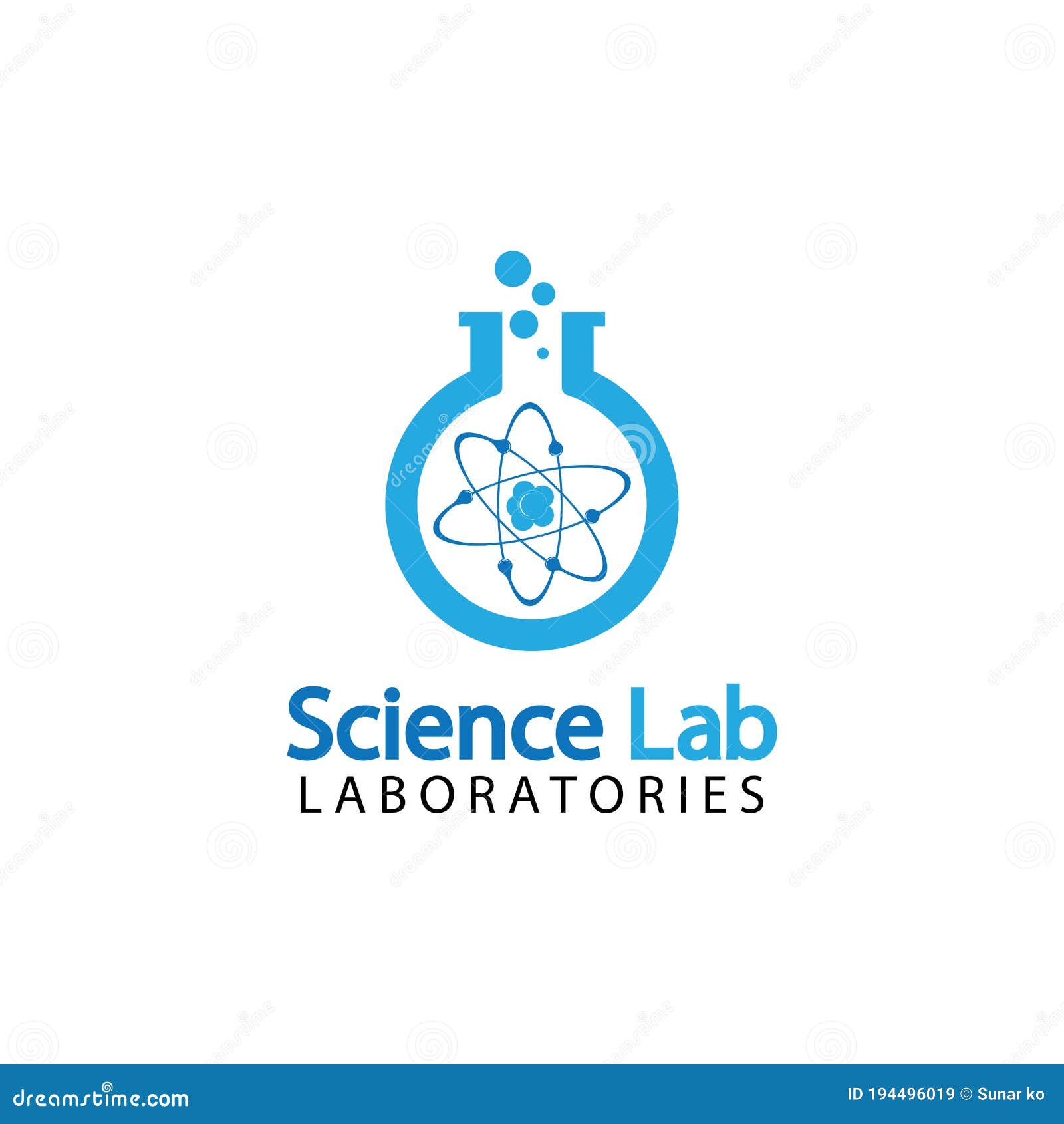 Science Lab Logo.Laboratory Tube Logo Template Design Vector, Emblem ...