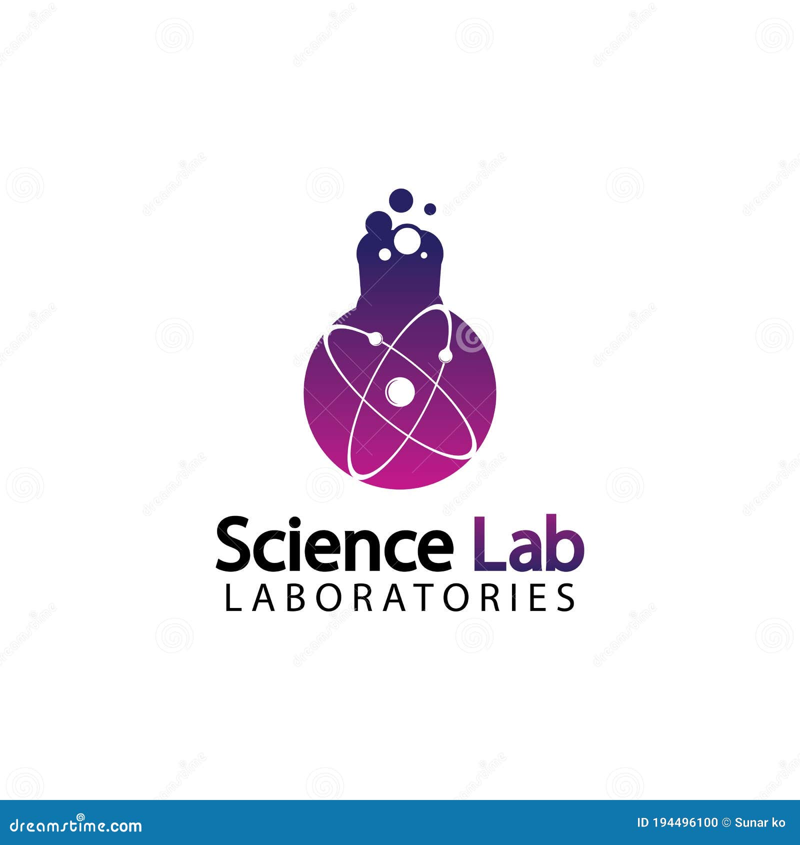 Science Lab Logo.Laboratory Tube Logo Template Design Vector, Emblem ...