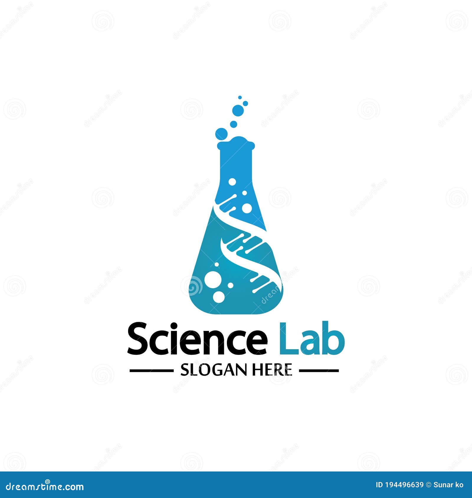 Science Lab Logo.Laboratory Tube Logo Template Design Vector, Emblem ...