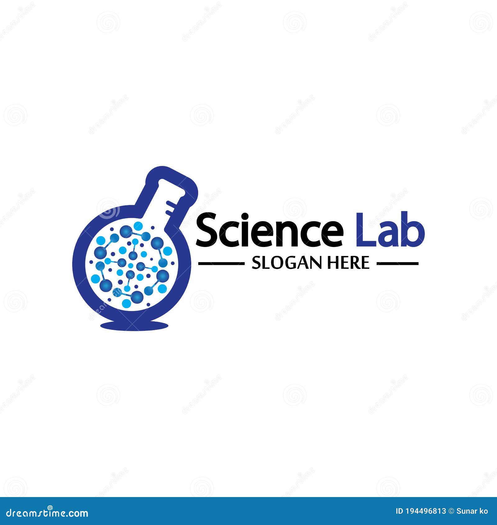 Science Lab Logo.Laboratory Tube Logo Template Design Vector, Emblem ...