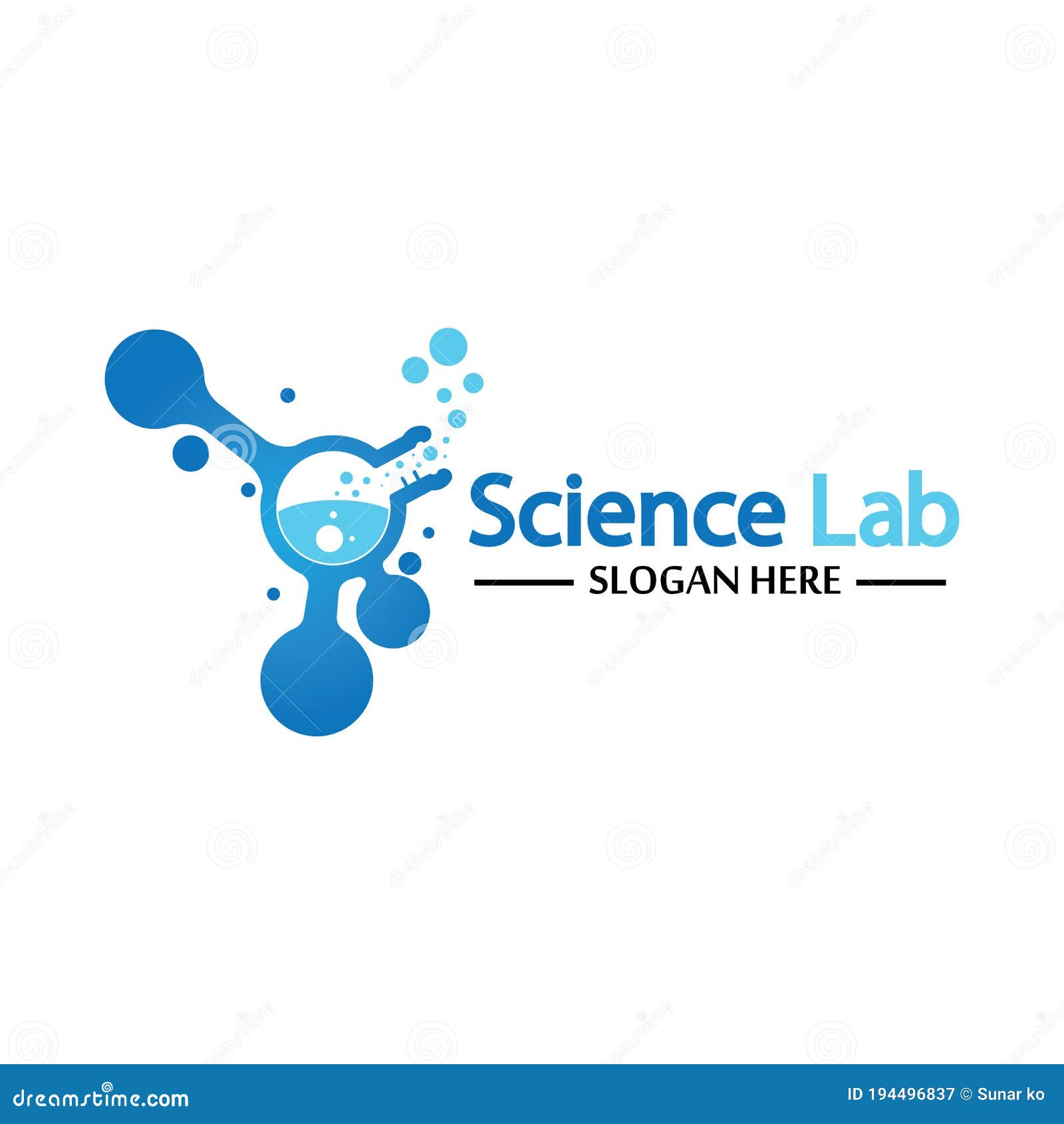 Science Lab Logo.Laboratory Tube Logo Template Design Vector, Emblem ...
