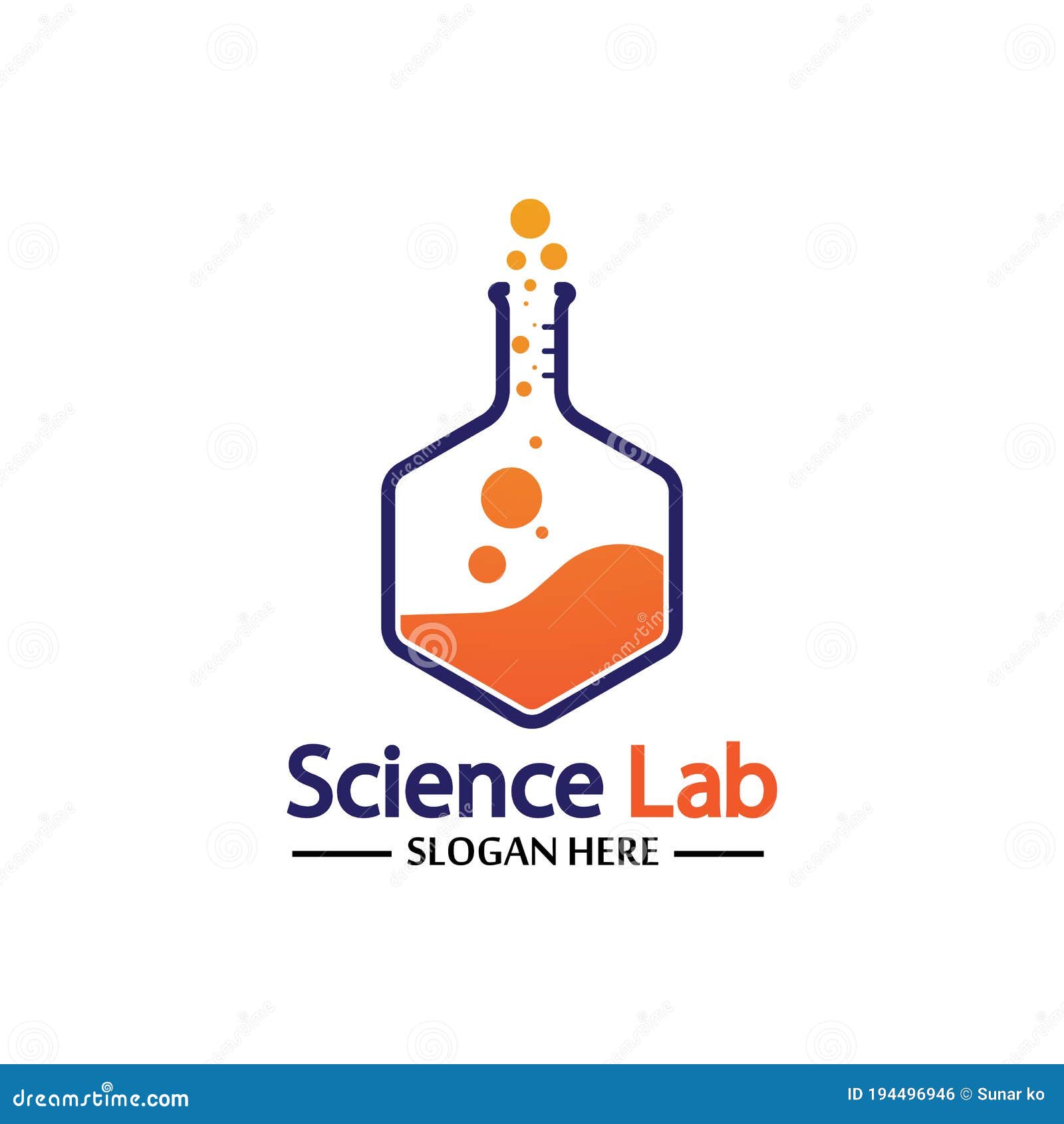 Science Lab Logo.Laboratory Tube Logo Template Design Vector, Emblem ...