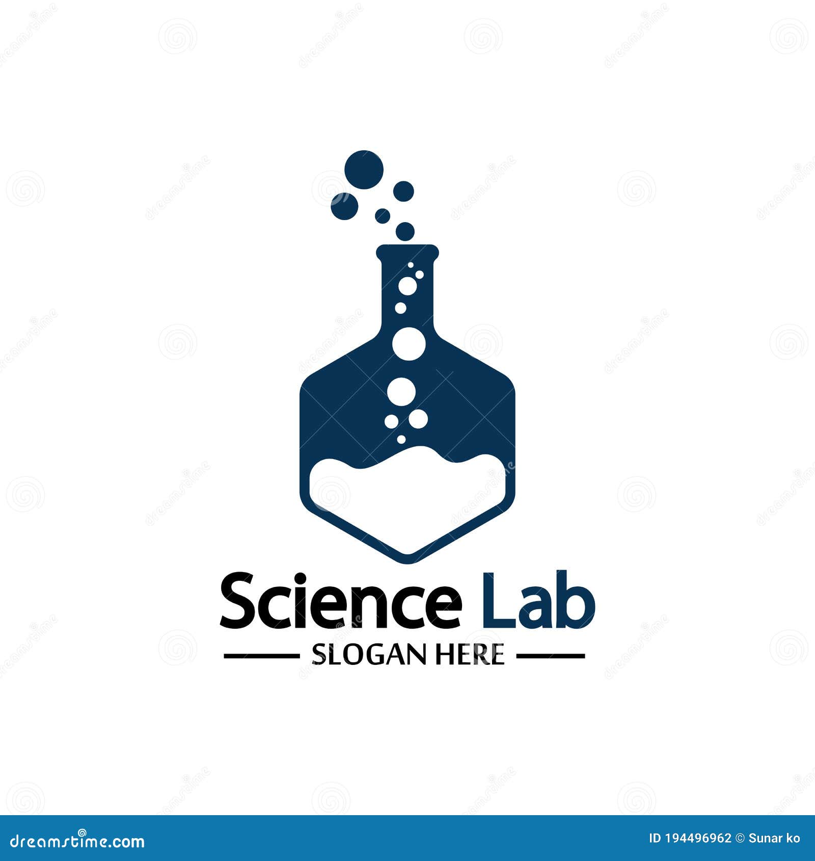 Science Lab Logo.Laboratory Tube Logo Template Design Vector, Emblem ...