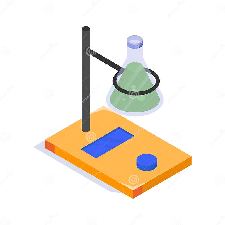 A Science Lab Station with a Beaker, Symbolizing Experimentation and ...