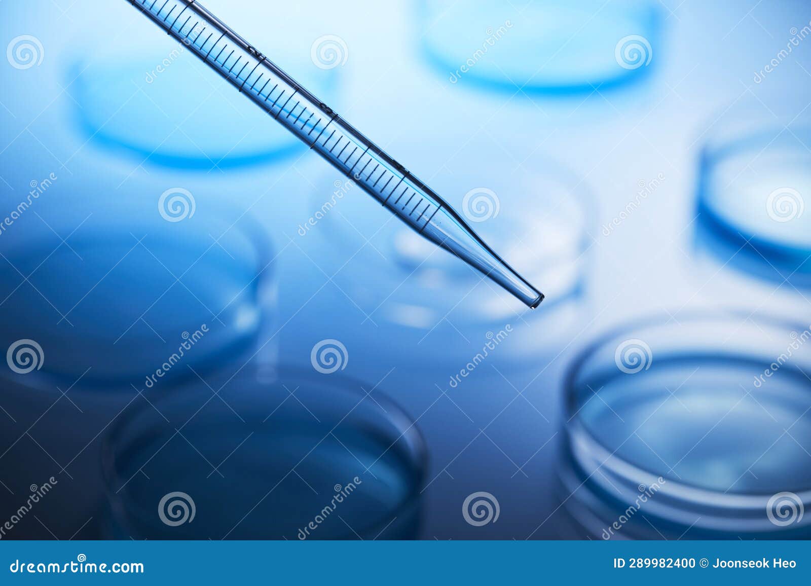 Science Laboratory with Beaker and Dropper Stock Photo - Image of glass ...