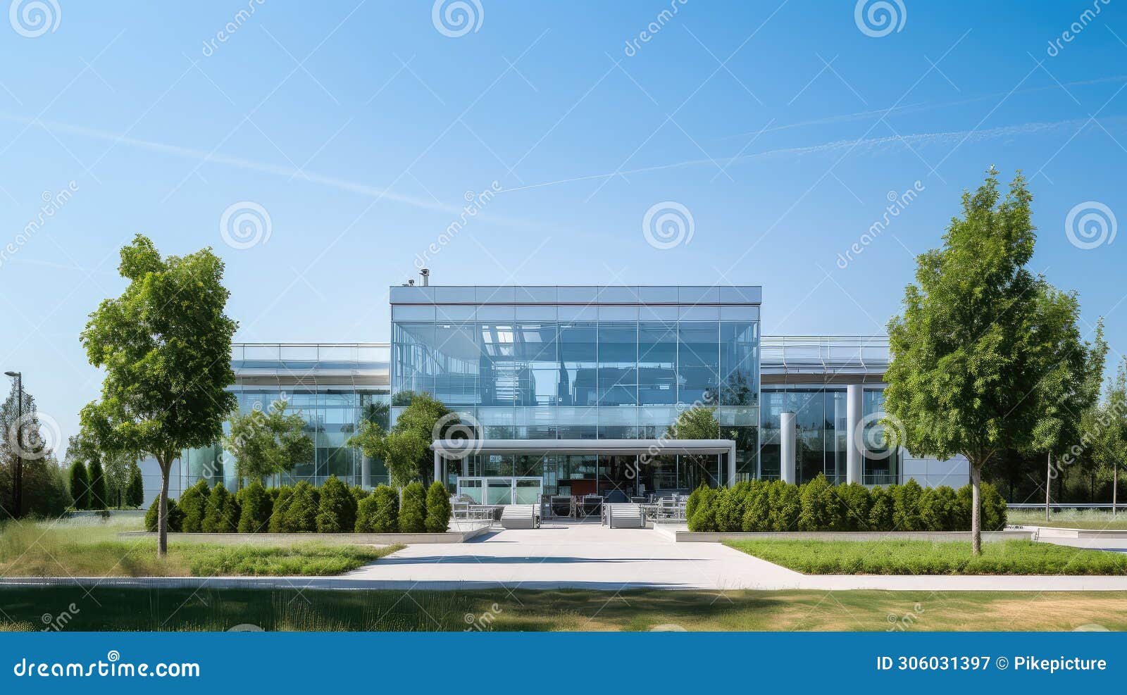 Science Laboratory Building Stock Illustration - Illustration of ...