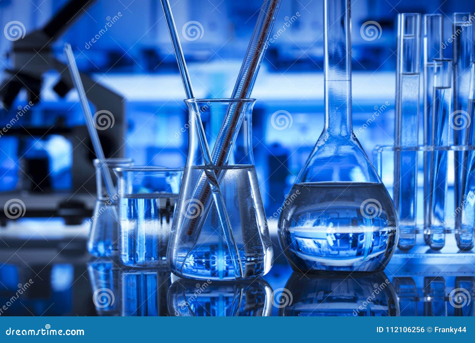 Science Laboratory Concept Background. Science Experiment. Stock Photo ...