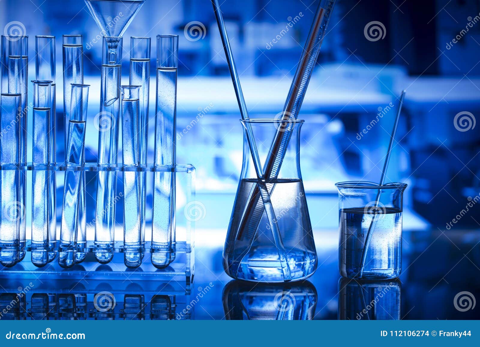 Science Laboratory Concept Background. Science Experiment. Stock Photo ...