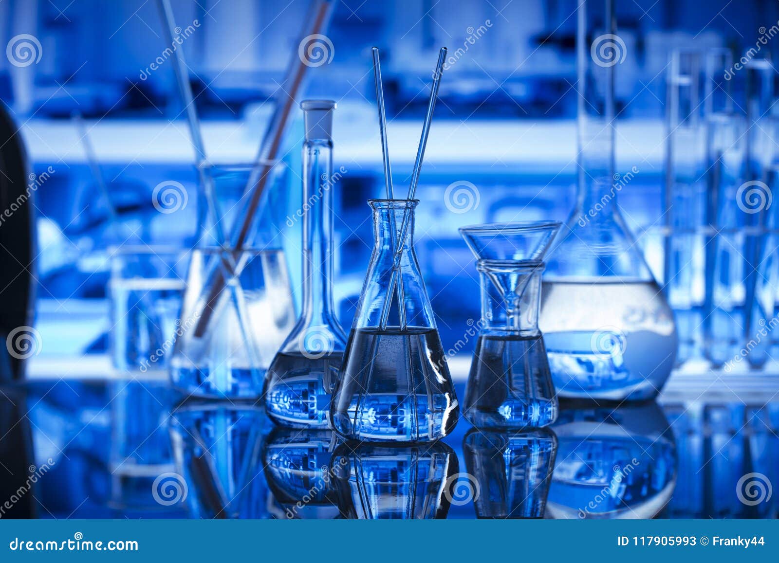 Science Laboratory Concept Background. Place for Text and Typography ...