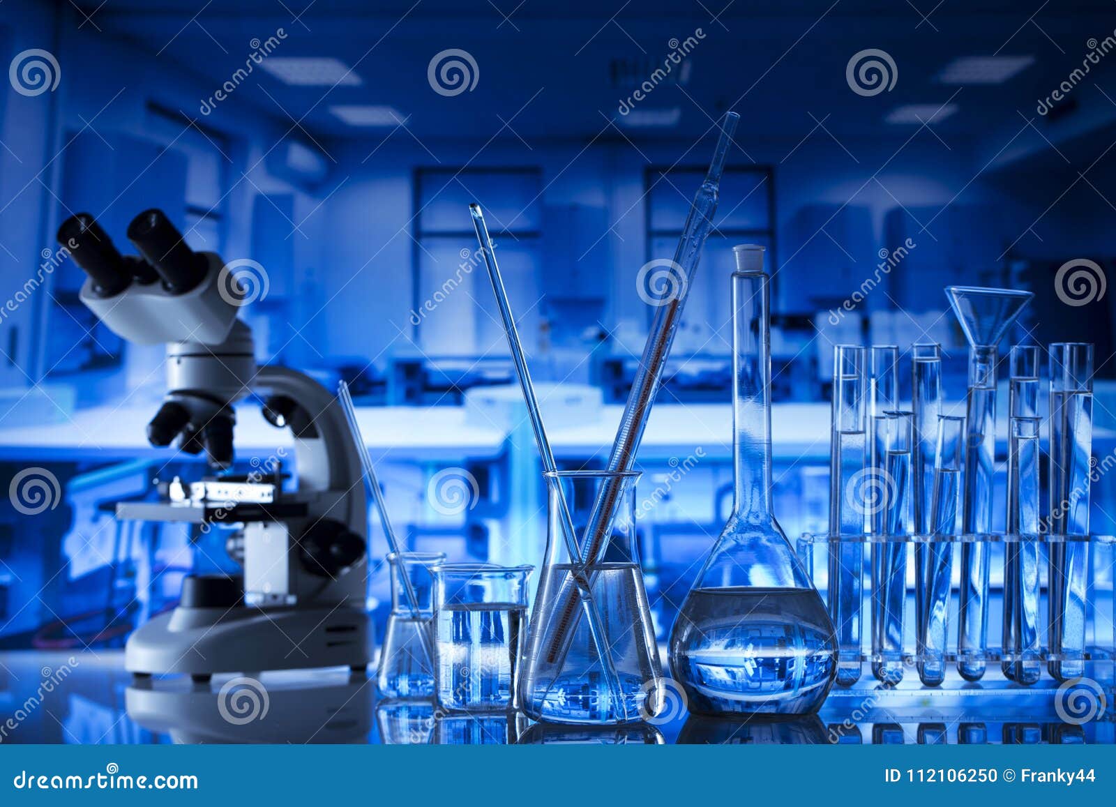 Science Laboratory Concept Background. Science Experiment. Stock Photo ...