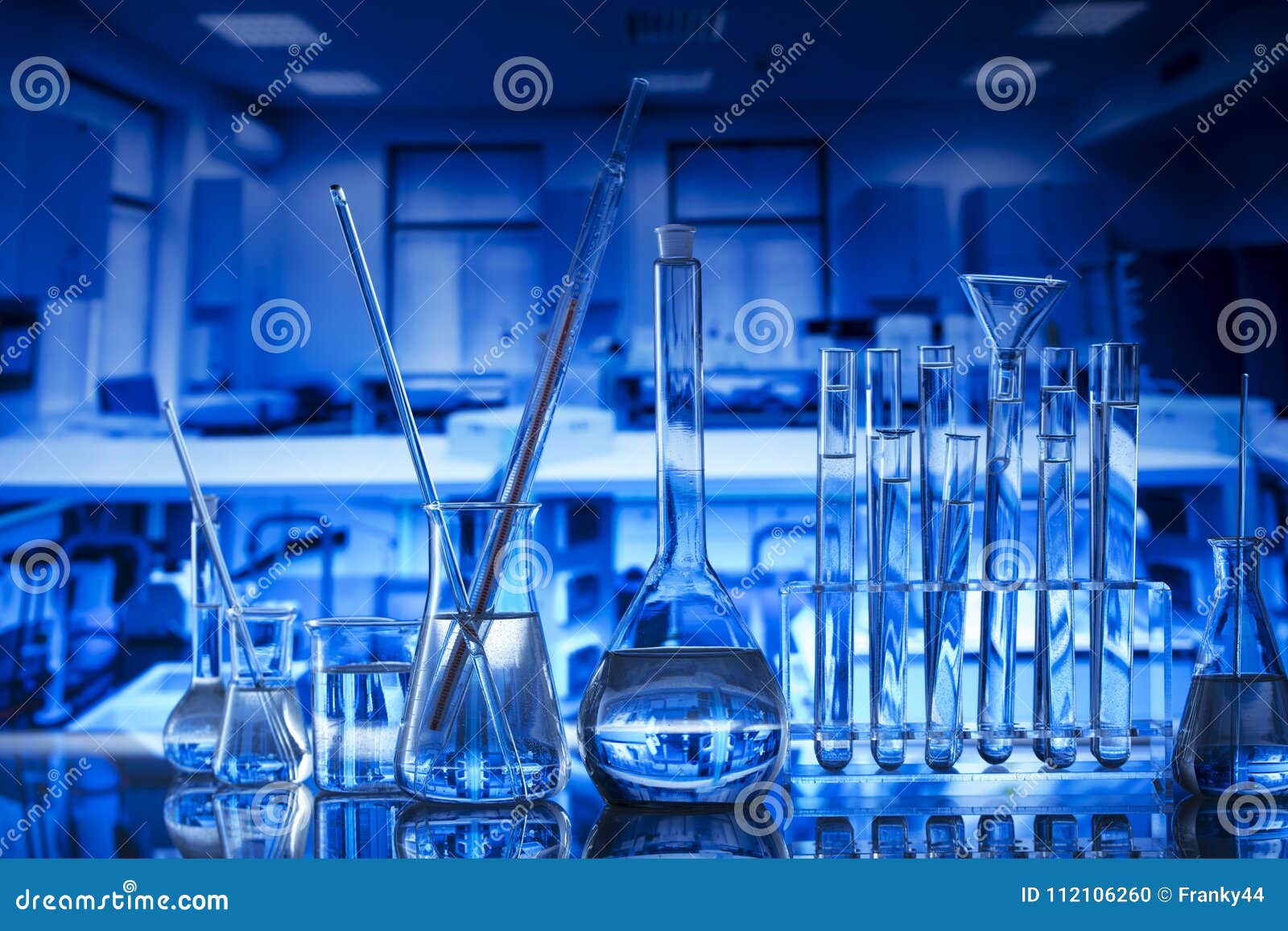 Science Laboratory Concept Background. Science Experiment. Stock Photo ...