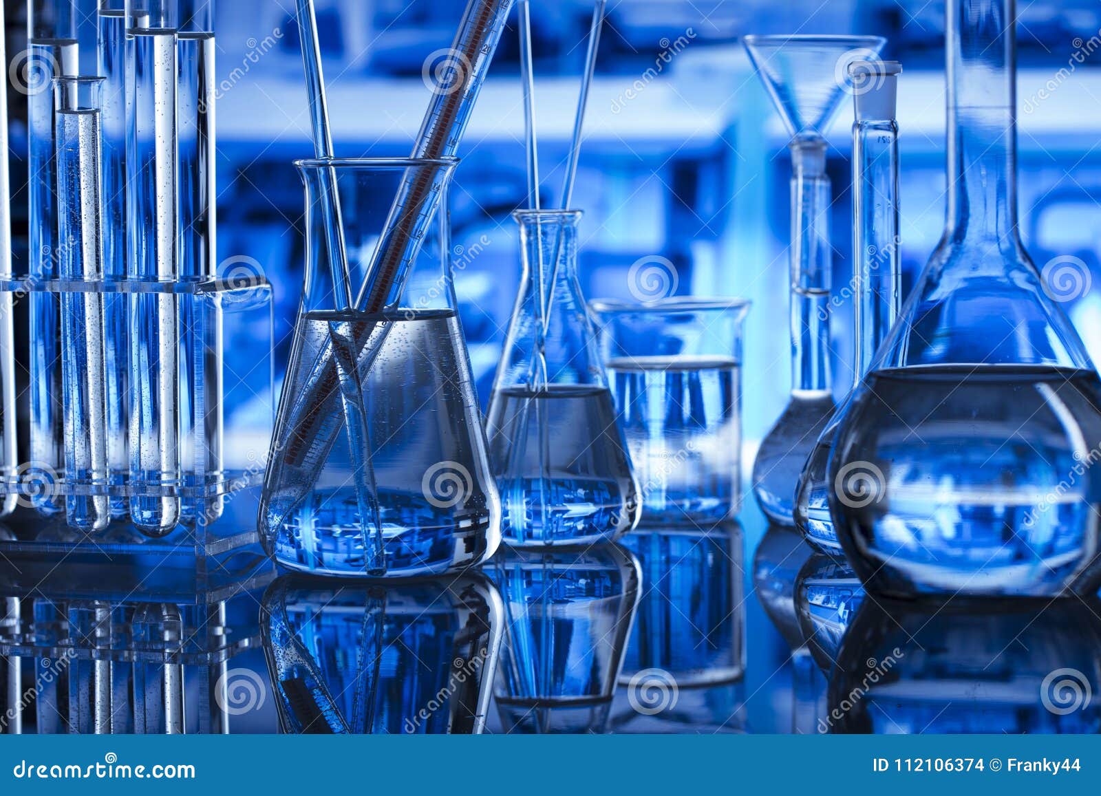 Science Laboratory Concept Background. Science Experiment. Stock Photo ...