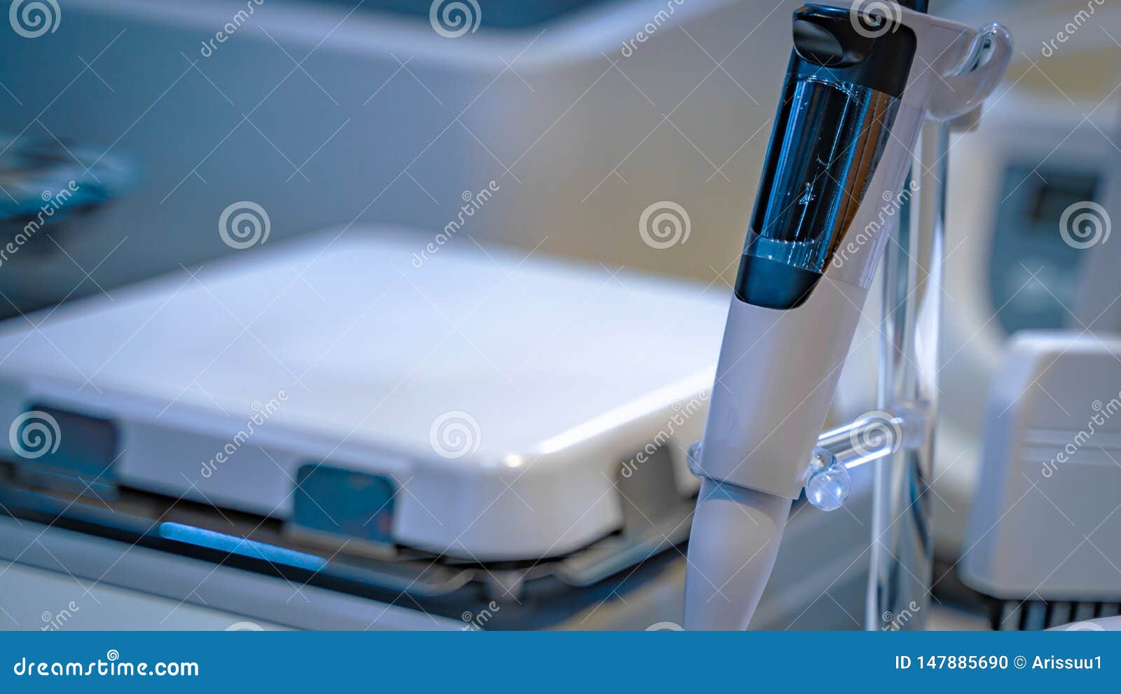 Science Laboratory Equipment and Instrument Stock Photo - Image of blue ...