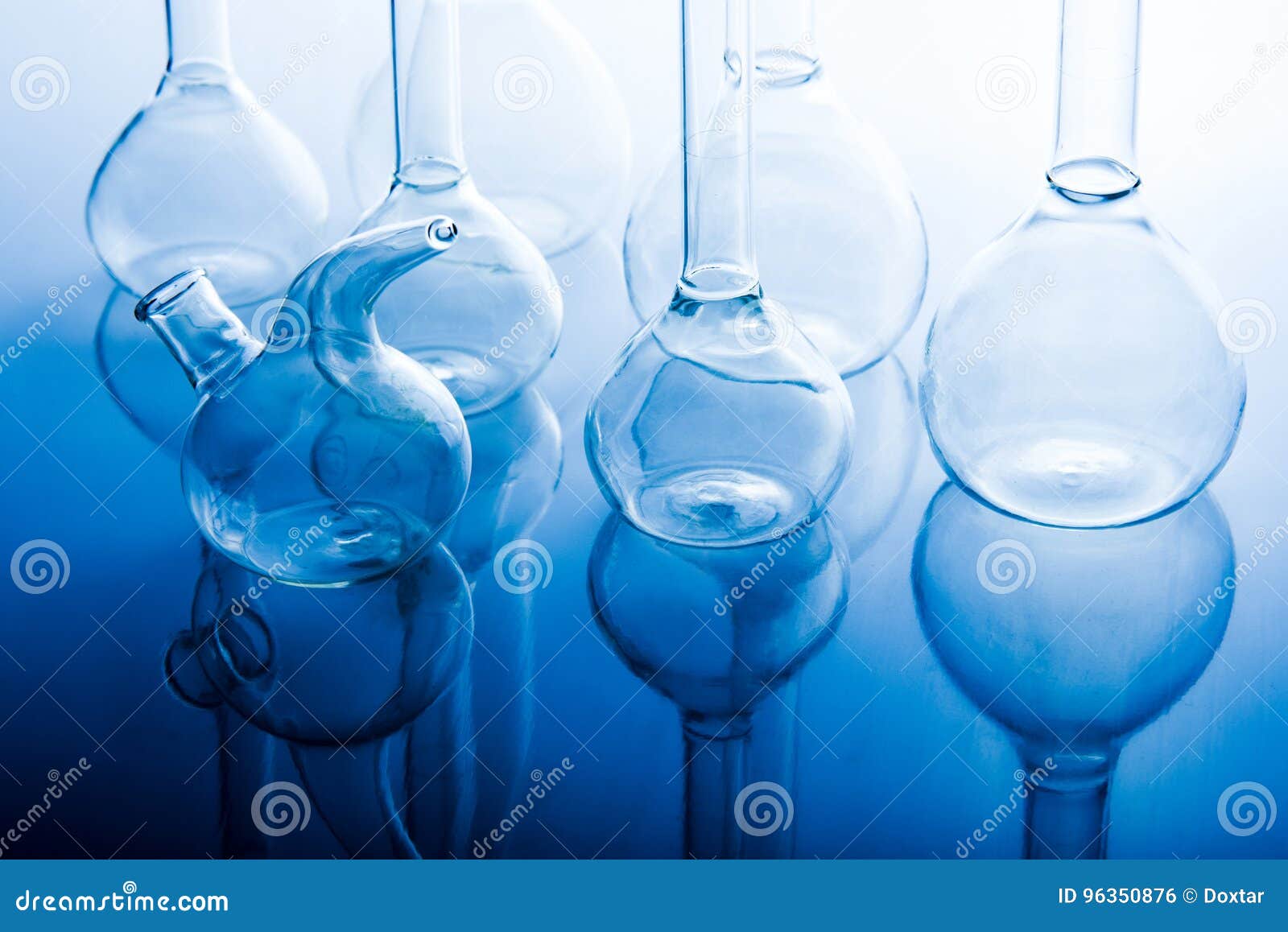 Science Laboratory Flask Glassware Stock Photo - Image of biotechnology ...