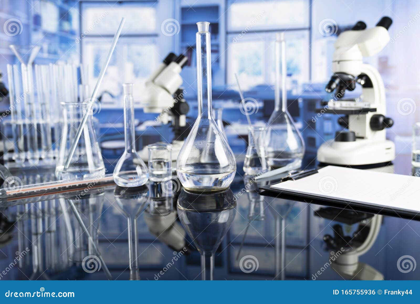 Science Laboratory Interior. Science Experiment. Stock Photo - Image of ...