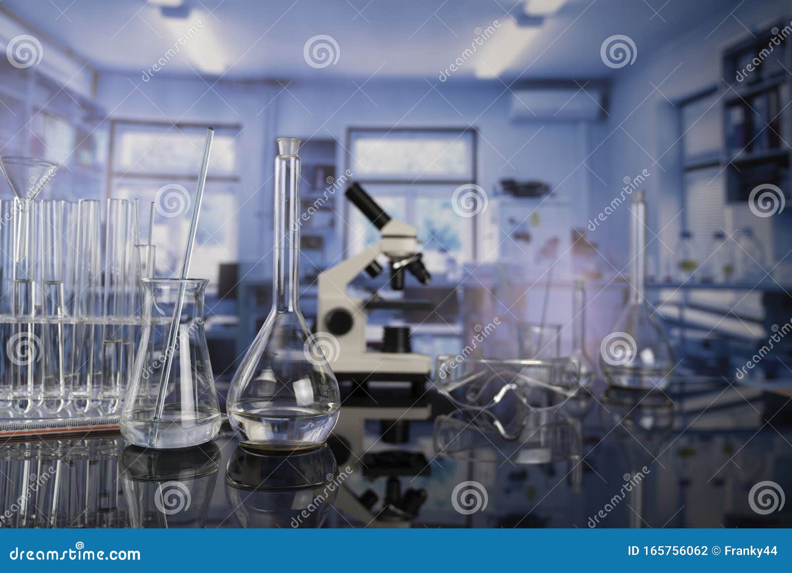 Science Laboratory Interior. Science Experiment. Stock Photo - Image of ...