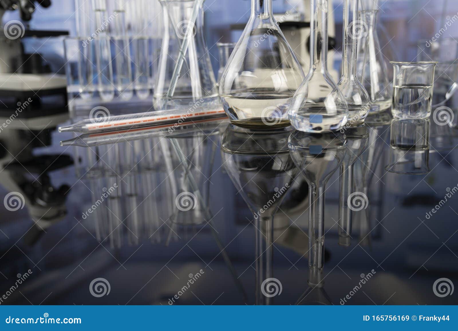 Science Laboratory Interior. Science Experiment. Stock Image - Image of ...