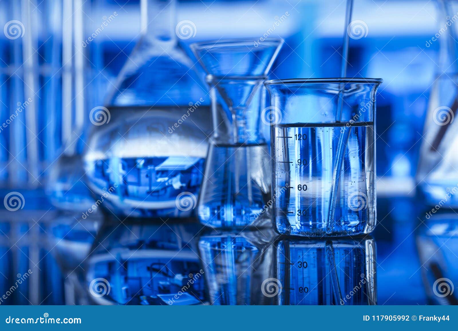 Science Laboratory Concept Background. Place for Text and Typography ...