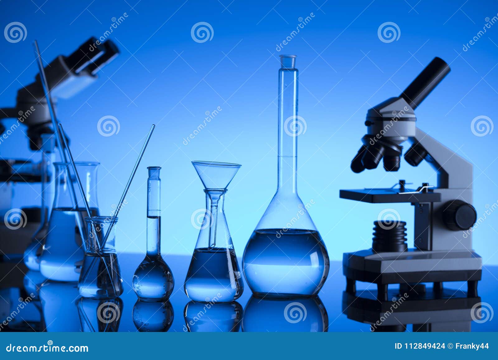 Laboratory Theme. Place For Typography And Logo. Stock Photo - Image of ...