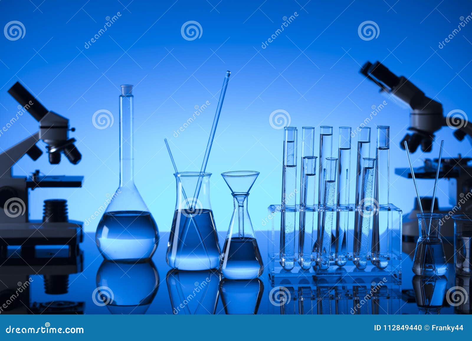 Laboratory Theme. Place for Typography and Logo. Stock Photo - Image of ...